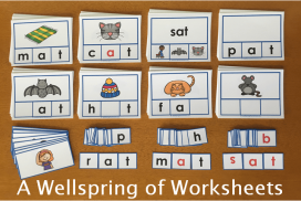 CVC Word Clip Cards - Consonant Vowel Consonant / Short Vowel Sound