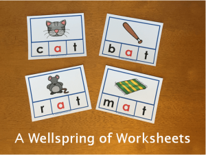 CVC Word Clip Cards - Consonant Vowel Consonant / Short Vowel Sound