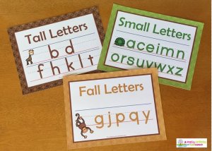 Tall, Small and Fall Letters | A Wellspring of Worksheets