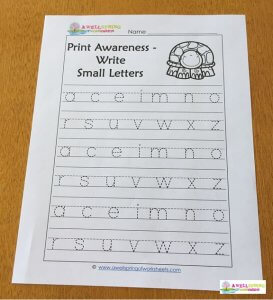 Tall, Small and Fall Letters | A Wellspring of Worksheets