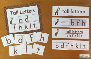 Tall, Small and Fall Letters | A Wellspring of Worksheets