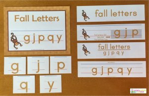 Tall, Small and Fall Letters | A Wellspring of Worksheets