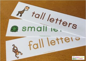 Tall, Small and Fall Letters | A Wellspring of Worksheets