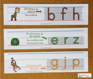 Tall, Small and Fall Letters | A Wellspring of Worksheets