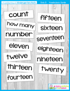 Kindergarten Math Curriculum |Numbers 11-20 | A Wellspring