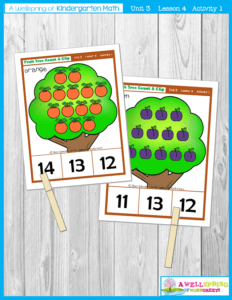 Kindergarten Math Curriculum |Numbers 11-20 | A Wellspring