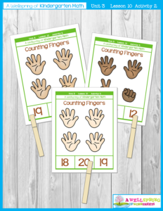 Kindergarten Math Curriculum |Numbers 11-20 | A Wellspring