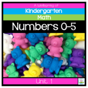 Kindergarten Math Curriculum | Numbers 0-5 | Unit 1 | A Wellspring of ...
