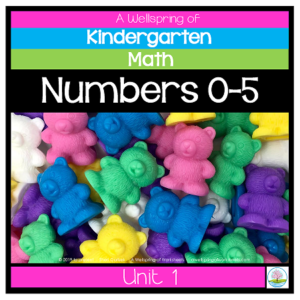 Kindergarten Math Curriculum | Numbers 0-5 | Unit 1 | A Wellspring of ...