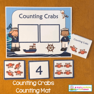 Counting Activities | Counting Mats | Sets 1-3 | A Wellspring of Worksheets
