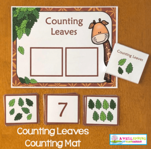 Counting Activities | Counting Mats | Sets 1-3 | A Wellspring of Worksheets