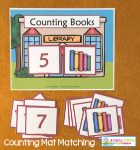 Counting Activities | Counting Mats | Sets 1-3 | A Wellspring of Worksheets