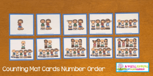 Counting Activities | Counting Mats | Sets 1-3 | A Wellspring of Worksheets