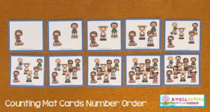 Counting Activities | Counting Mats | Sets 1-3 | A Wellspring of Worksheets