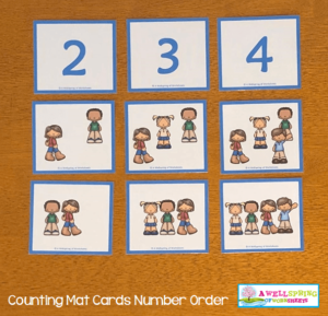 Counting Activities | Counting Mats | Sets 1-3 | A Wellspring of Worksheets