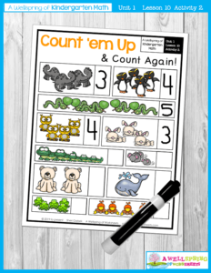 Kindergarten Math Curriculum | Numbers 0-5 | Unit 1 | A Wellspring of ...