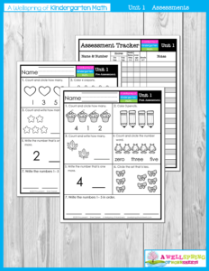 Kindergarten Math Curriculum | Numbers 0-5 | Unit 1 | A Wellspring of ...